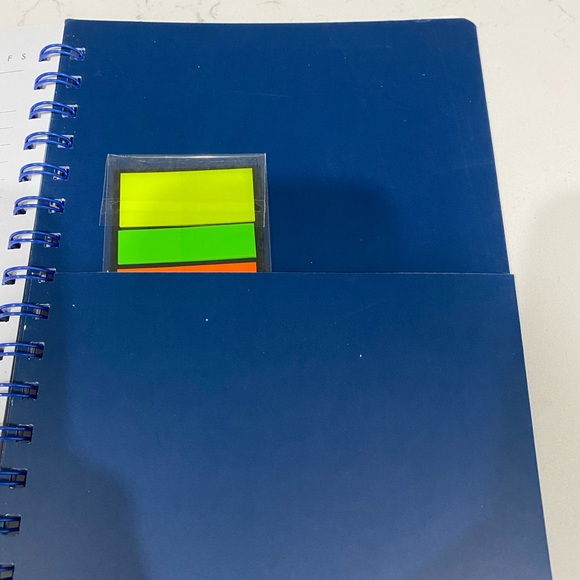 unbranded | Office | New Dark Blue Non Dated Daily Planner Journal Log ...